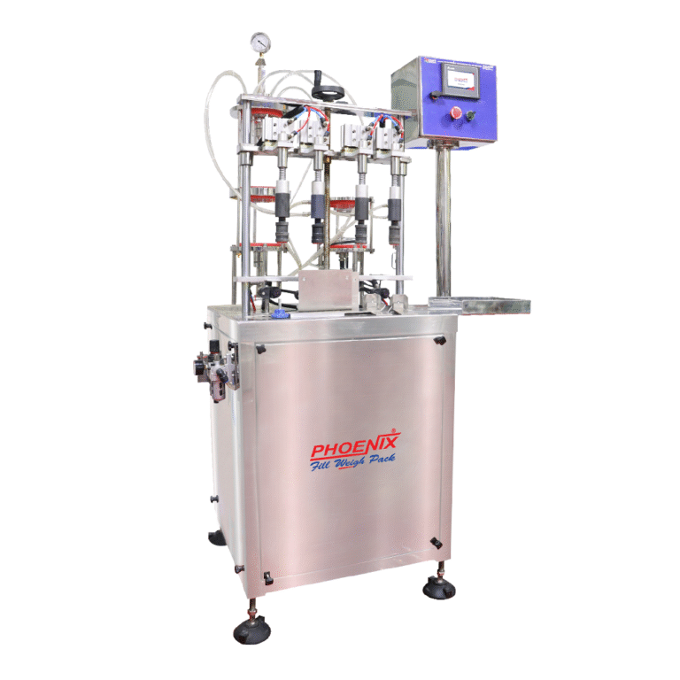 SEMI AUTOMATIC 4 HEAD PERFUME FILLING MACHINE - Phoenix Dison Tec LLC